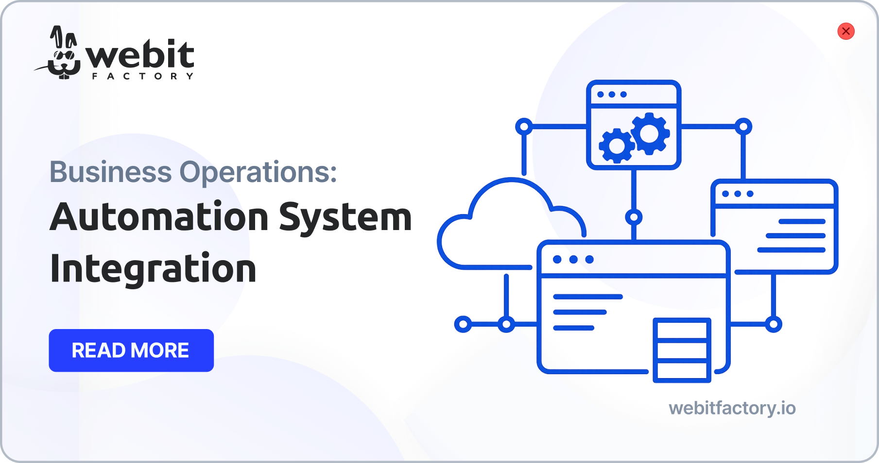 Automation system integration for businesses | WebitFactory